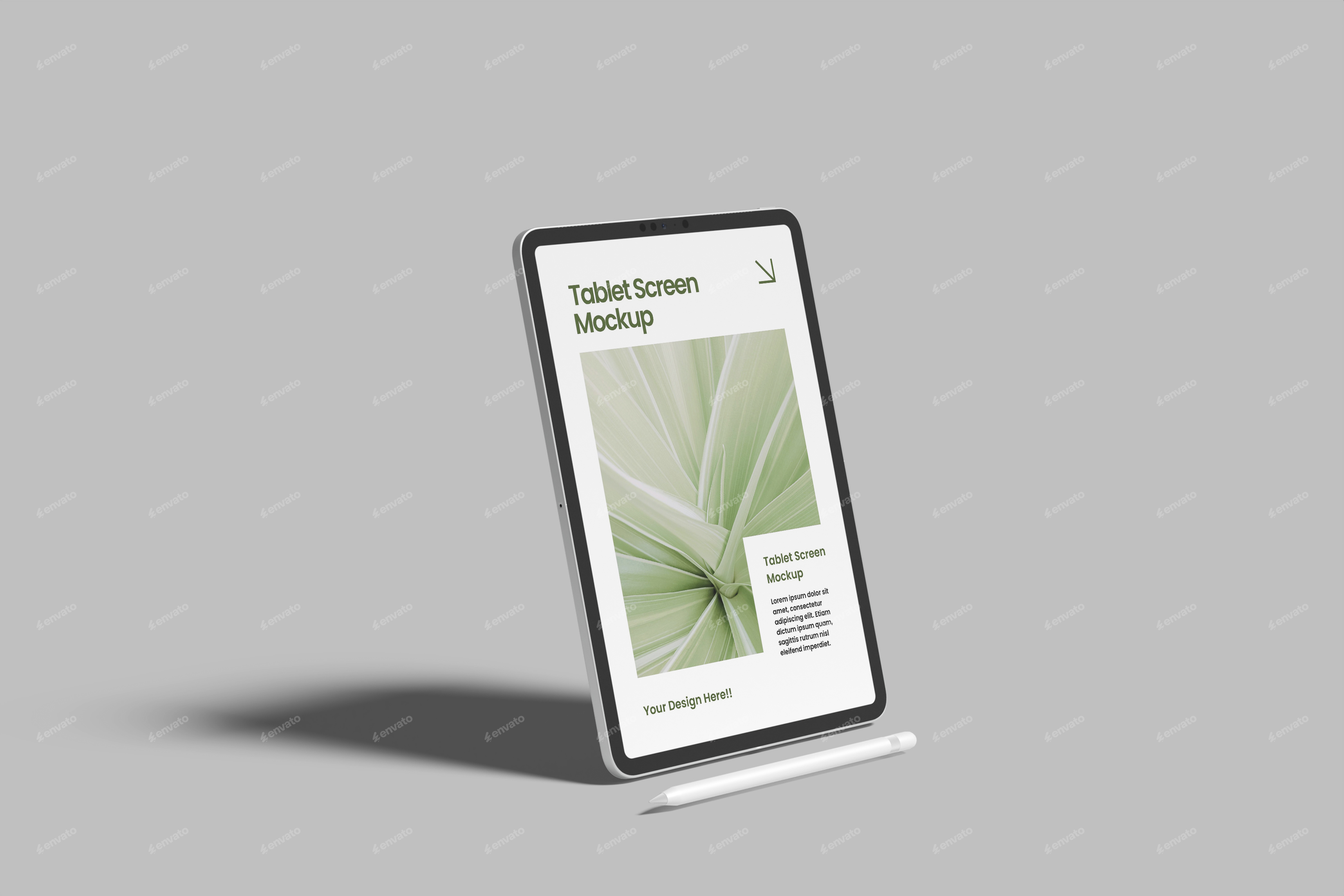 Tablet Screen Mockup, Graphics | GraphicRiver